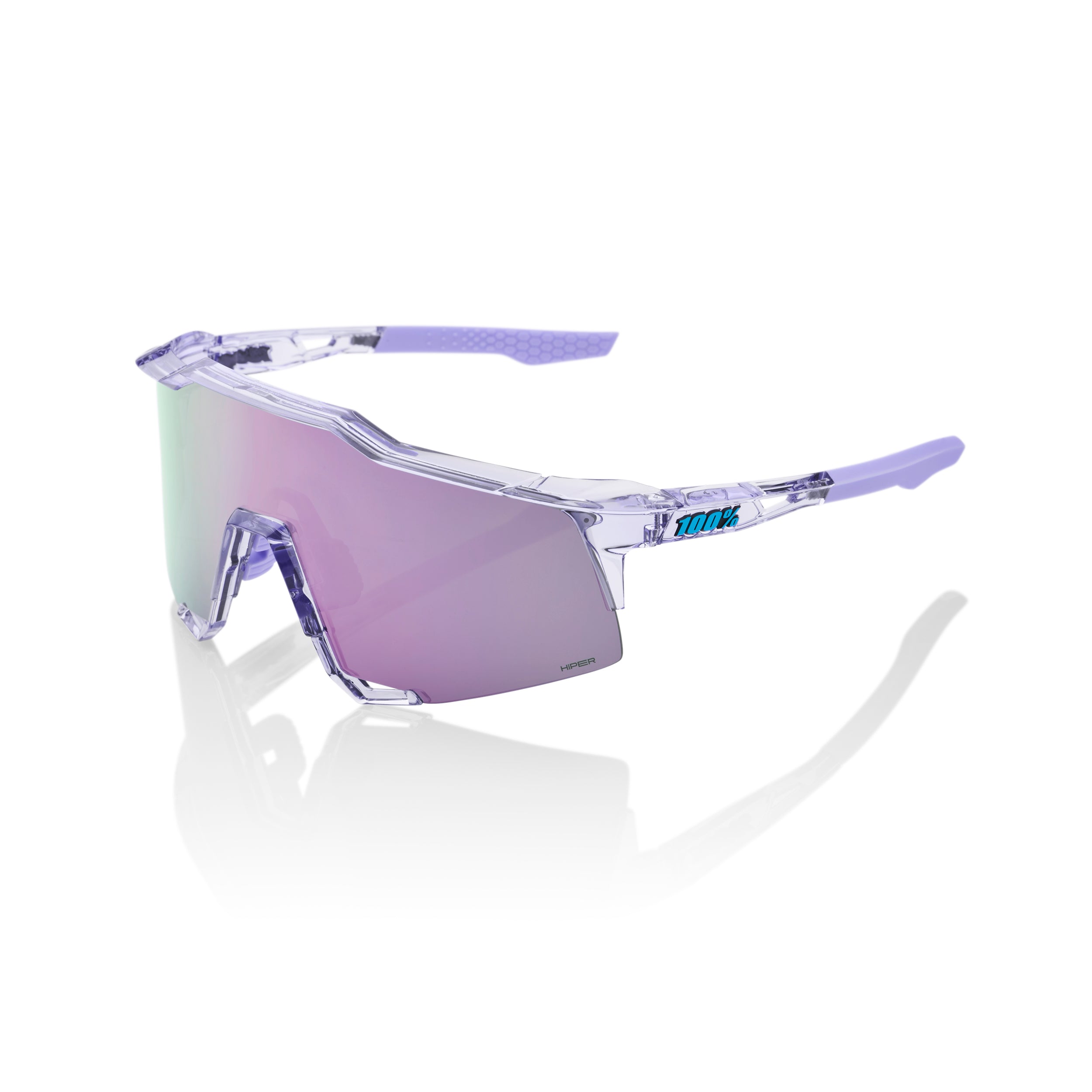 SPEEDCRAFT Polished Translucent Lavender - HiPER Lavender Mirror Lens – SPEEDHUNTER