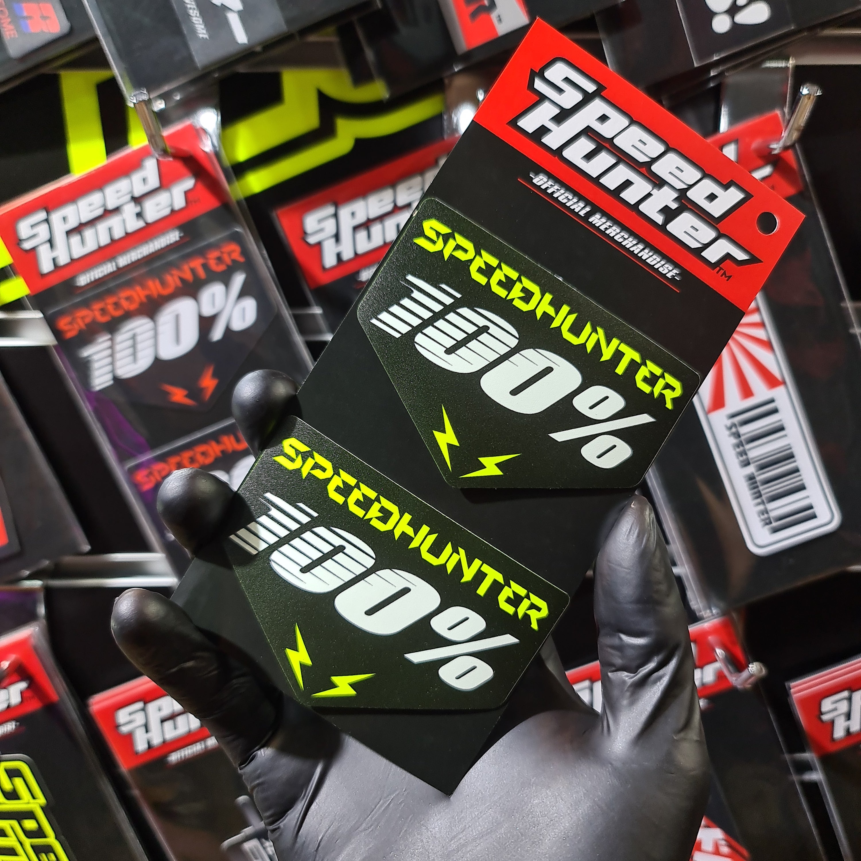 SPEED HUNTER x 100% - FRAGILE NEON - STICKER – SPEEDHUNTER