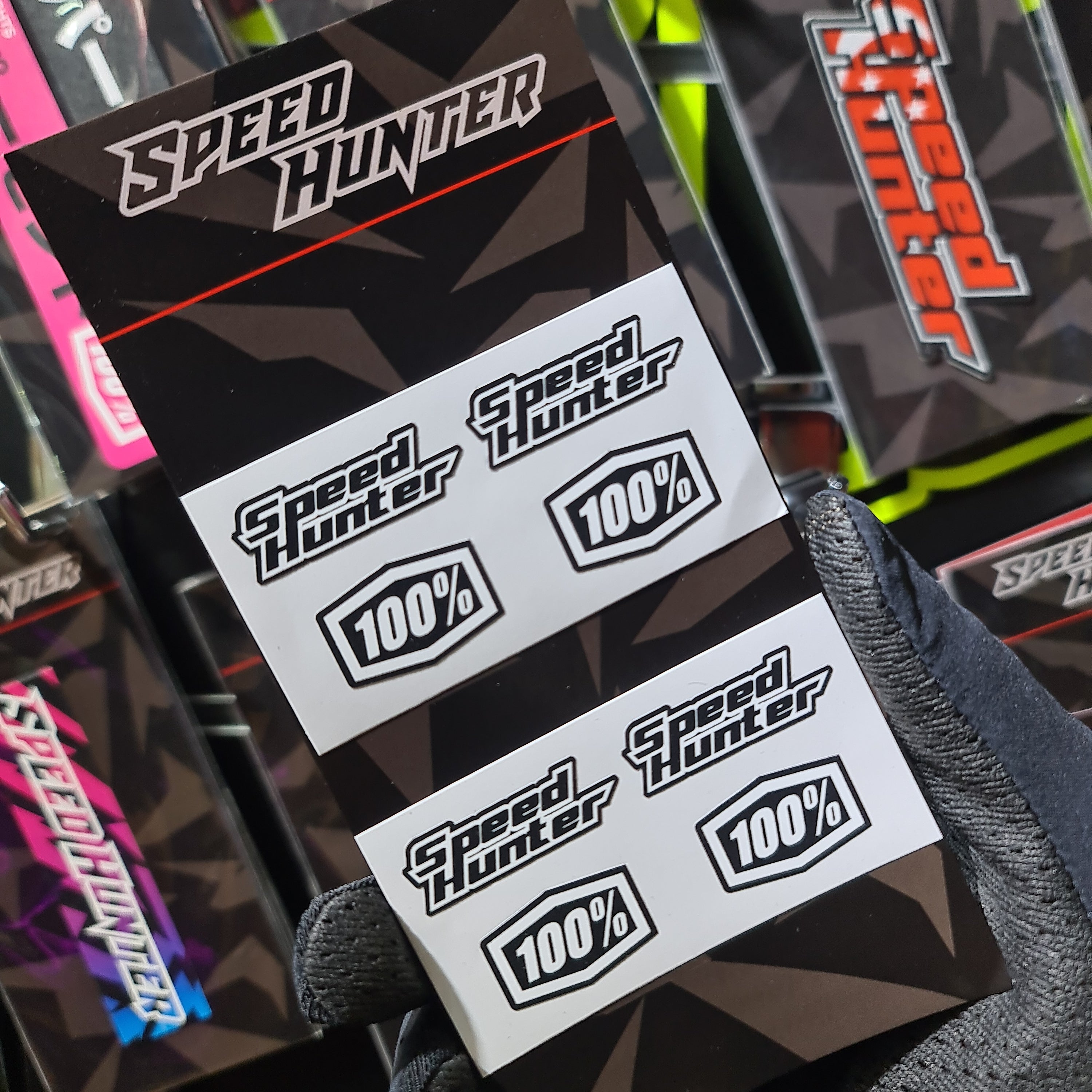 SPEED HUNTER X 100% - MINI BLACK /WHITE – SPEEDHUNTER
