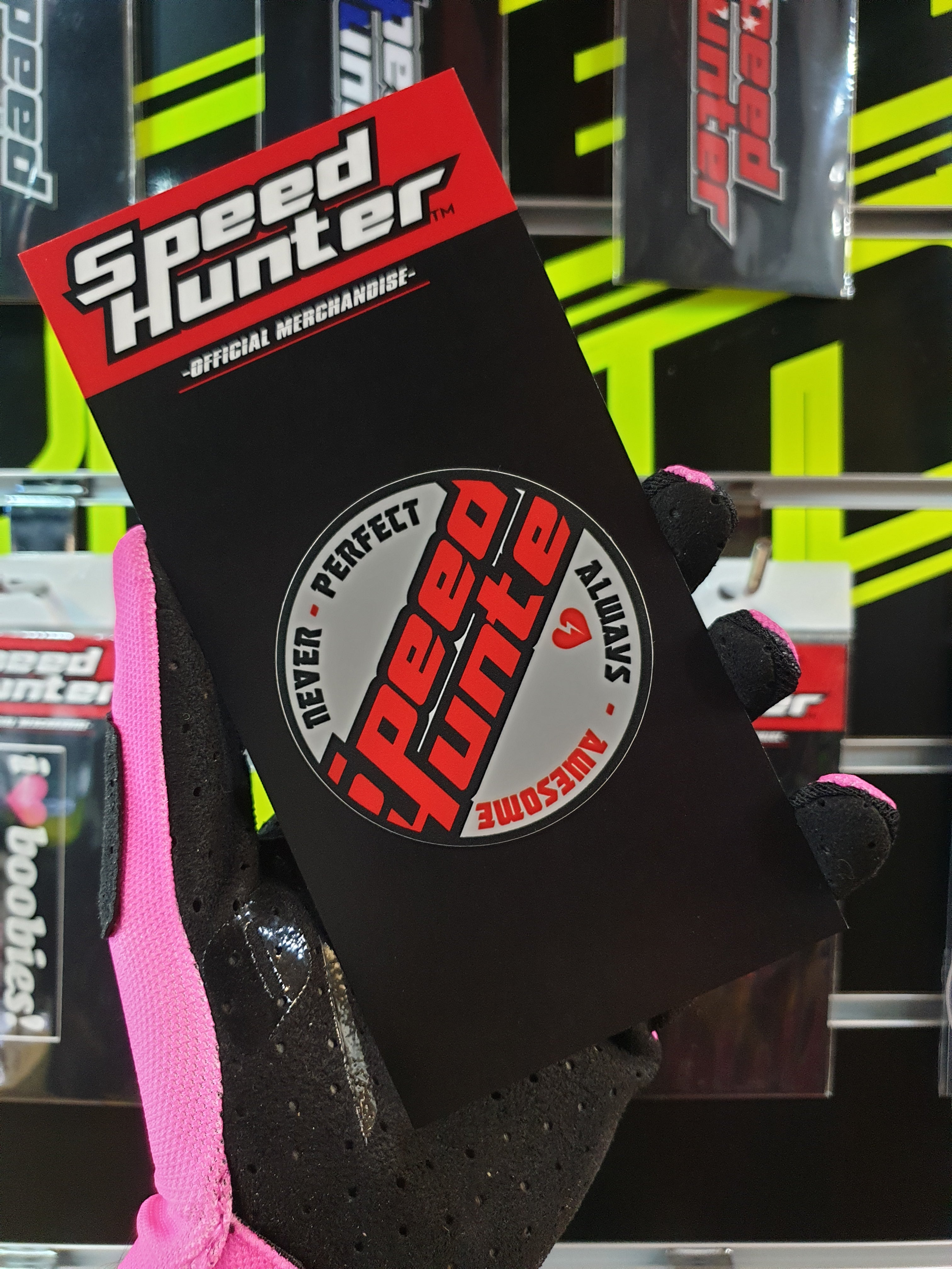 SPEED HUNTER - AWESOME WHITE STICKER – SPEEDHUNTER