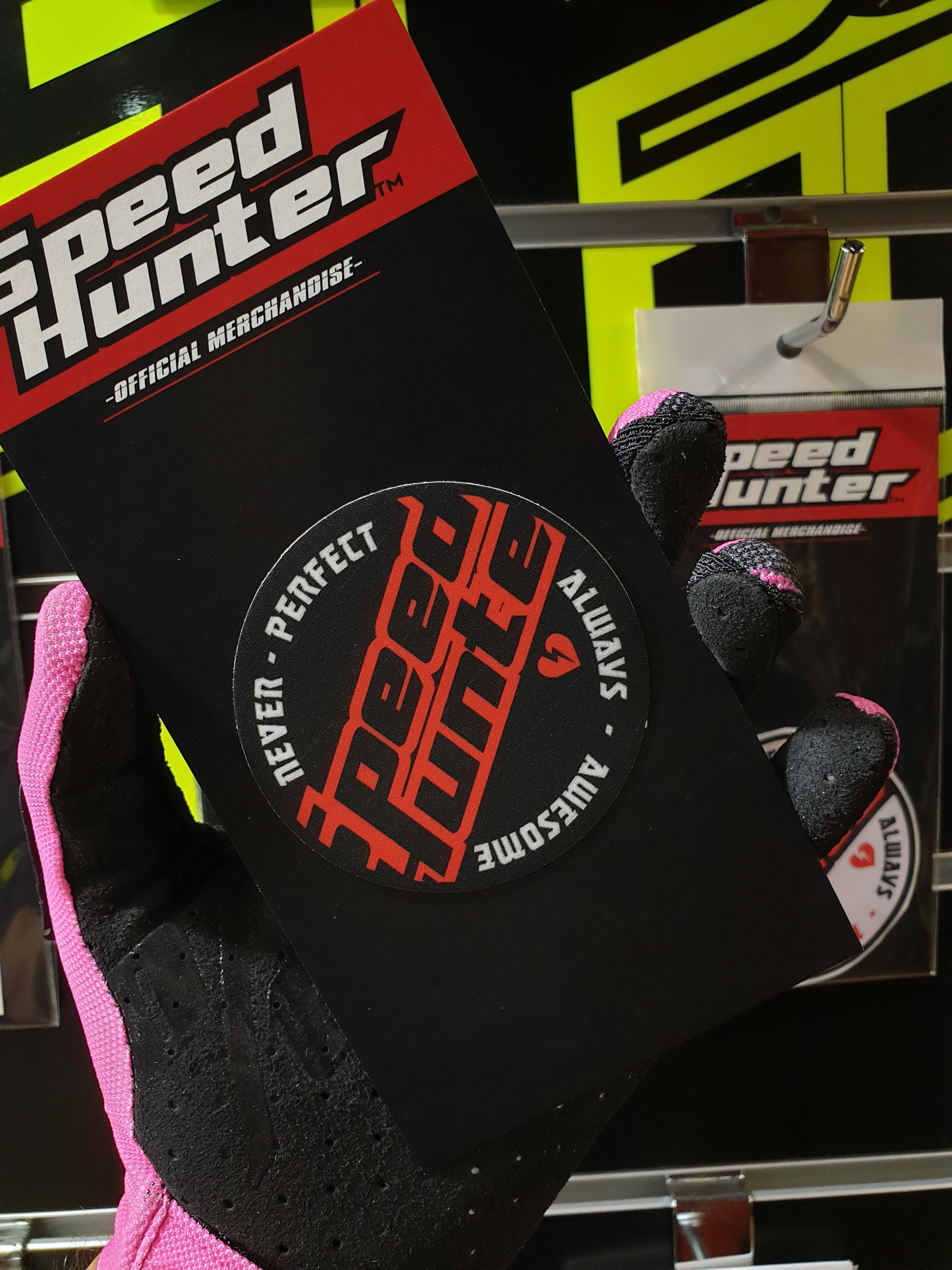 SPEED HUNTER - AWESOME RED STICKER – SPEEDHUNTER