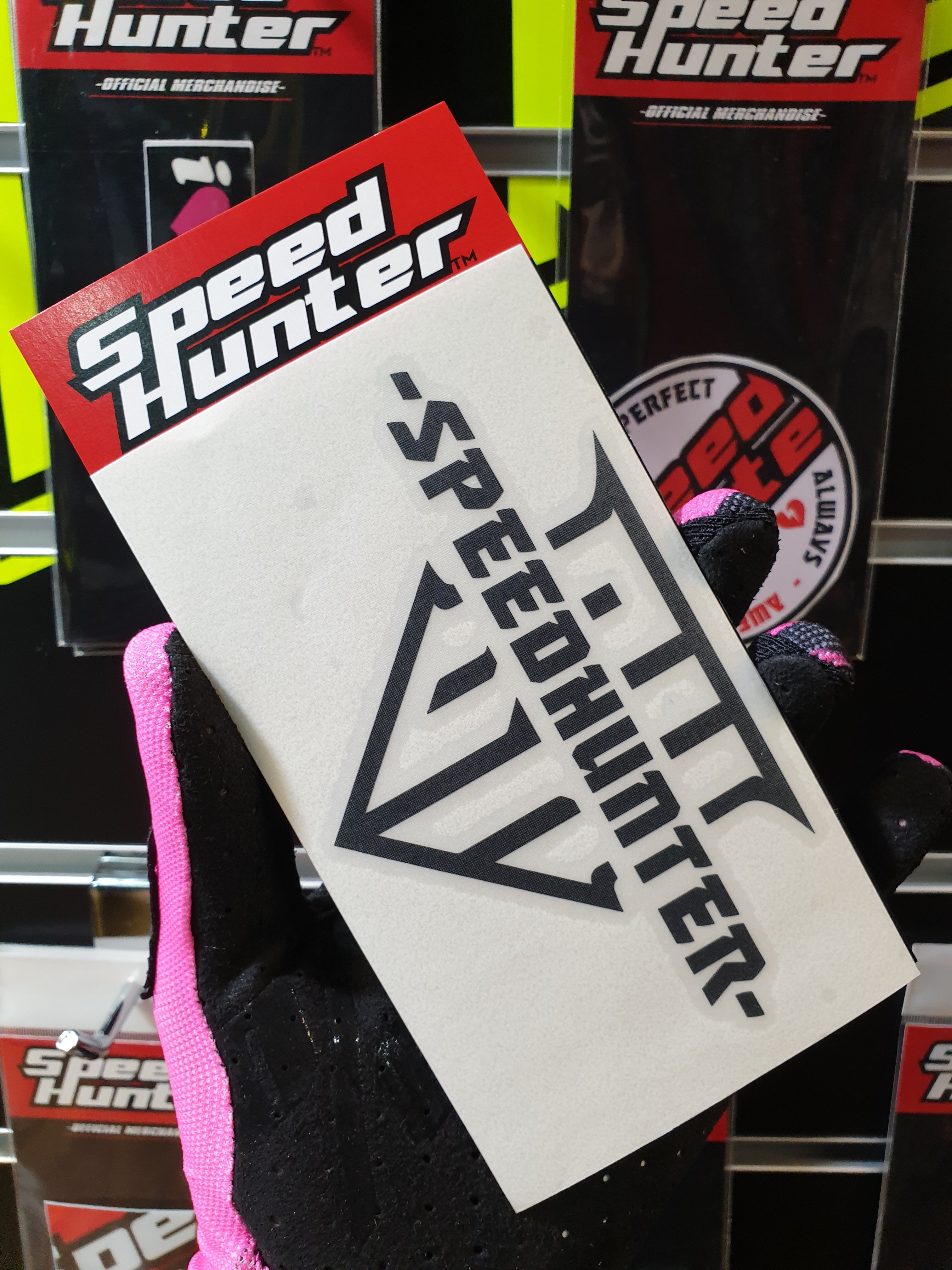 SPEED HUNTER - SH LOGO BLACK- DIE-CUT – SPEEDHUNTER